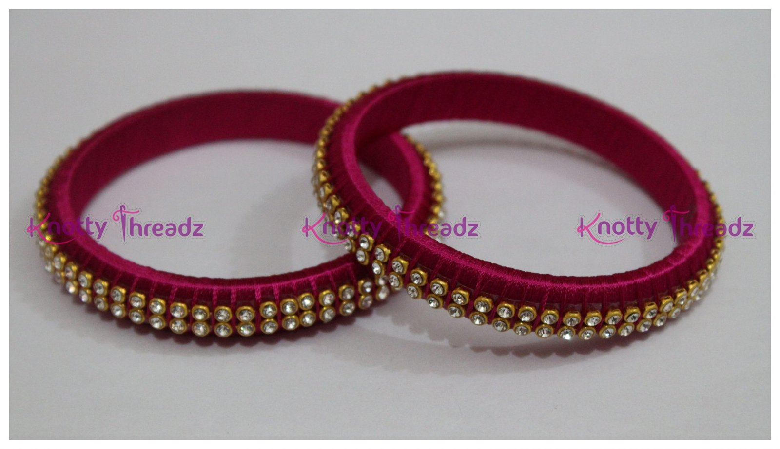 Silk Thread Bangles - Knotty Threadz