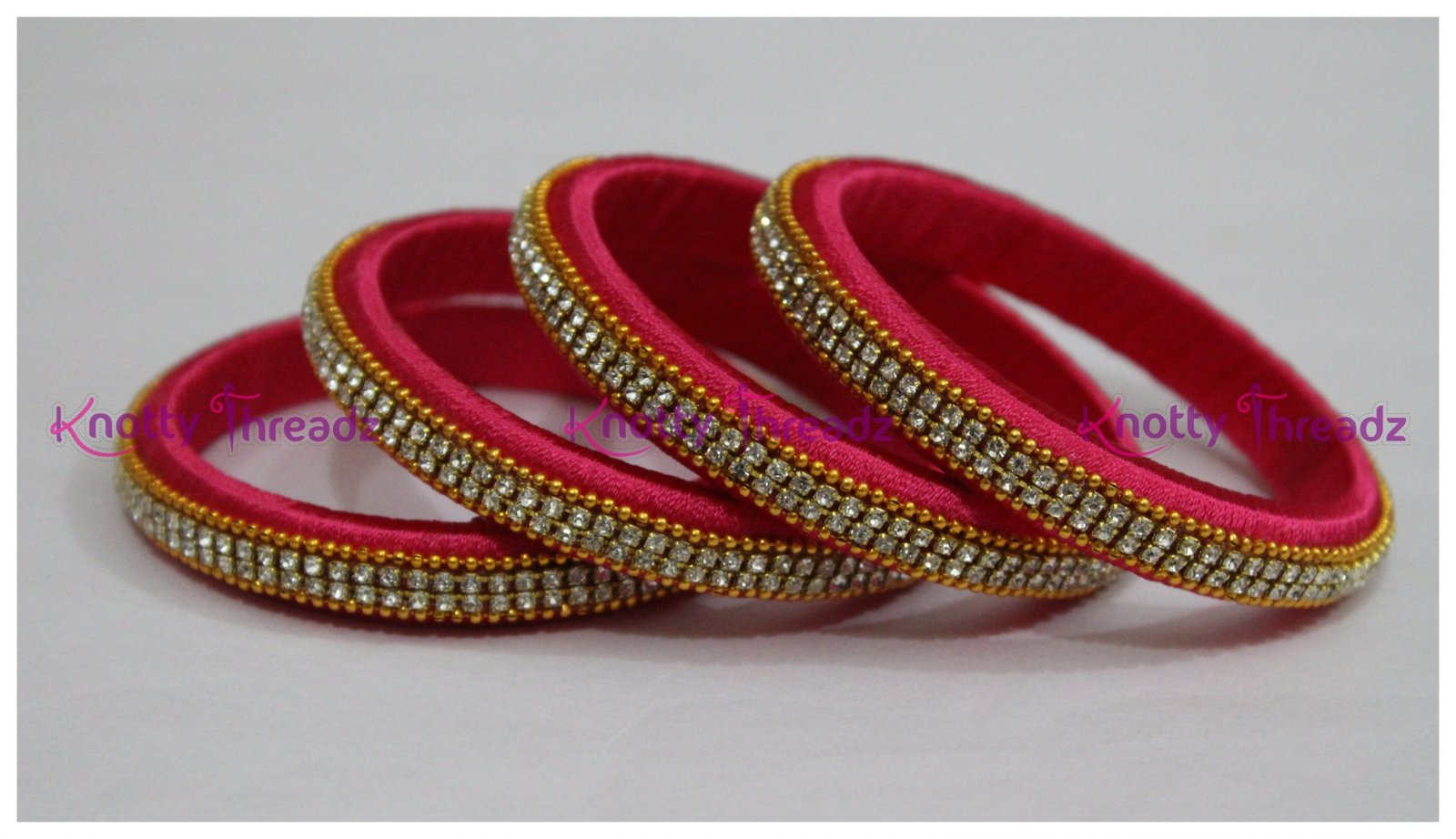 Silk Thread Bangles - Knotty Threadz
