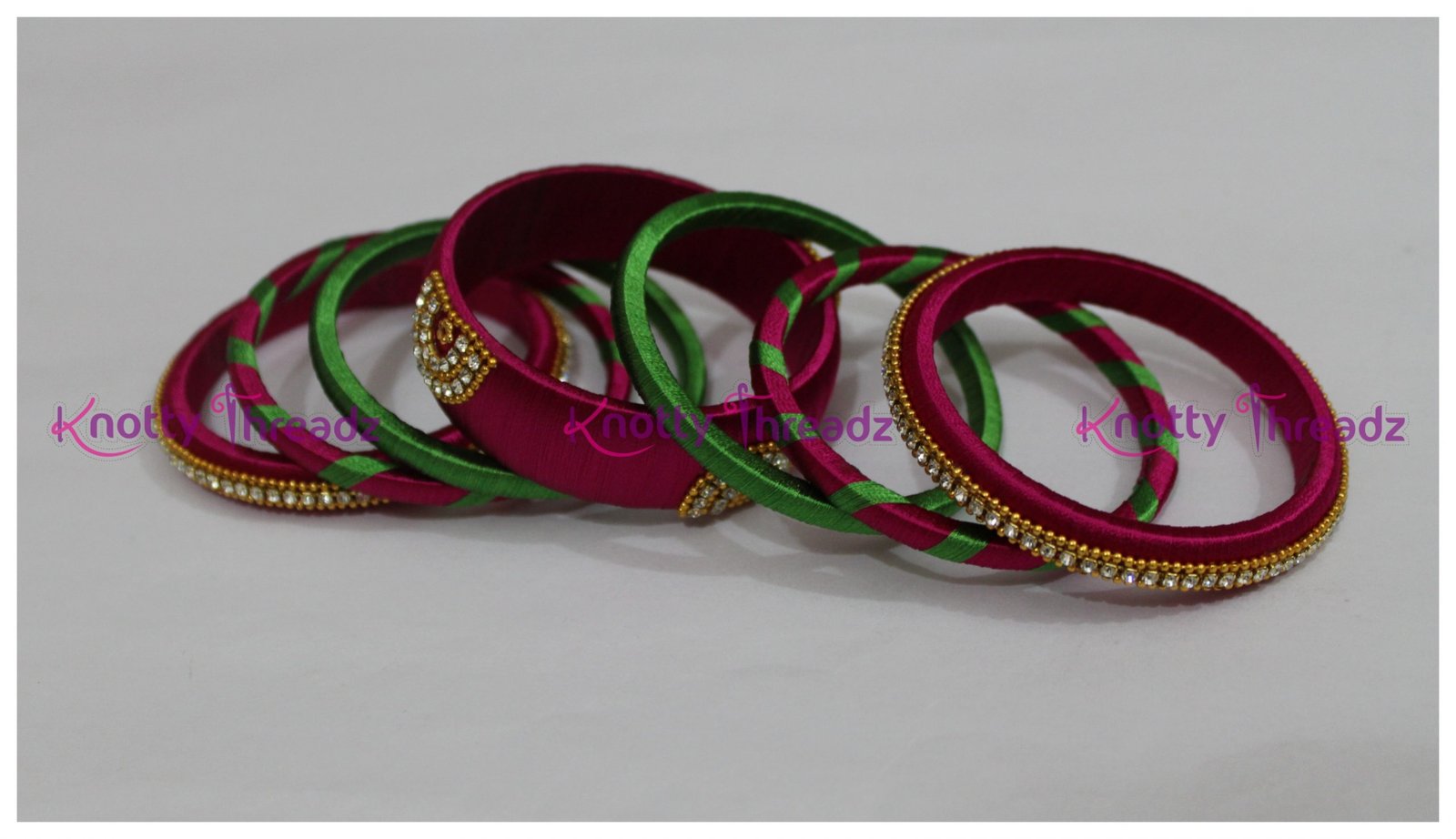 Silk Thread Bangles - Knotty Threadz
