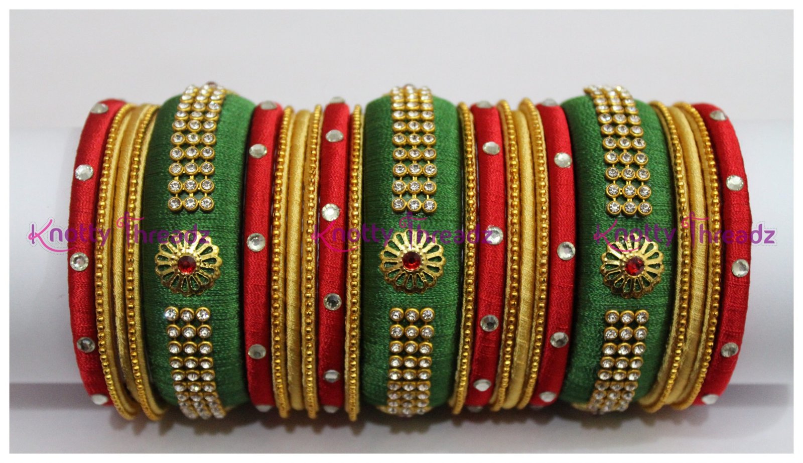 Silk Thread Bangles - Knotty Threadz