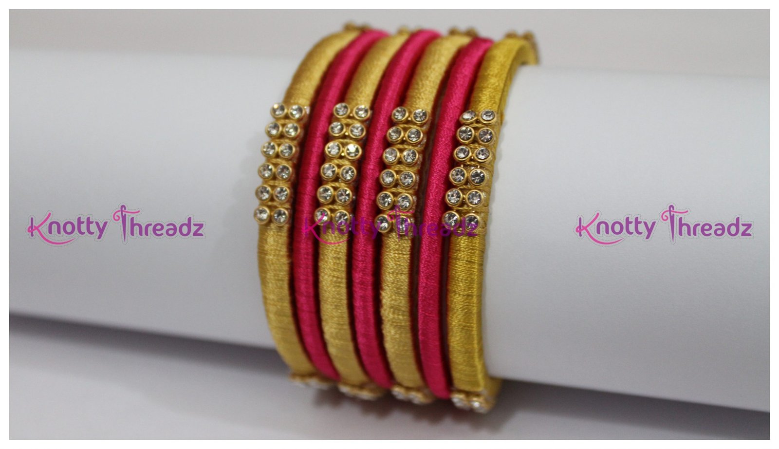 Silk Thread Bangles - Knotty Threadz