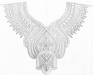 Maggam or Aari Work Designs - Knotty Threadz