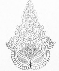 Maggam or Aari Work Designs - Knotty Threadz